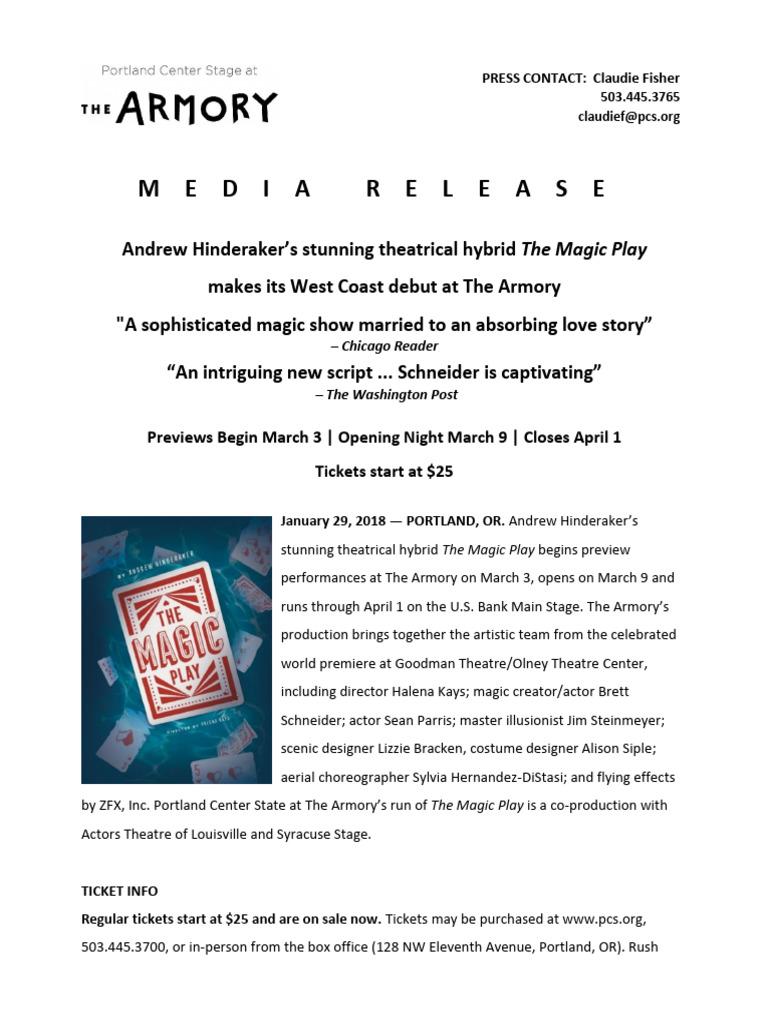 The Magic Play Opening Release | PDF