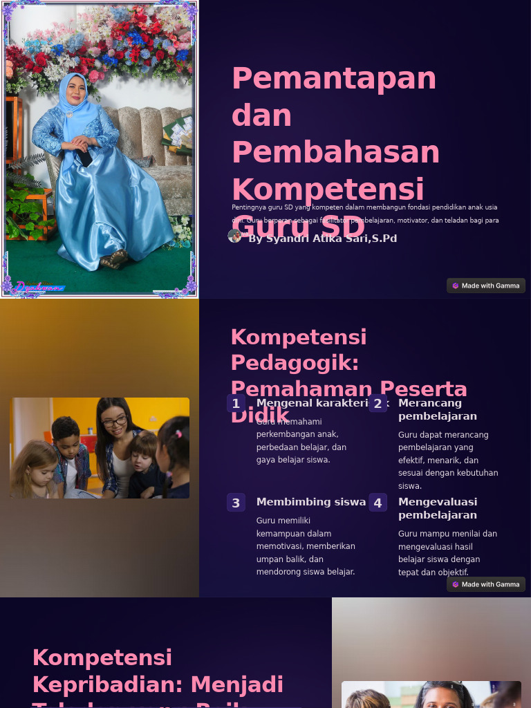 Pemantapan Dan Pembahasan Kompetensi Guru SD | PDF