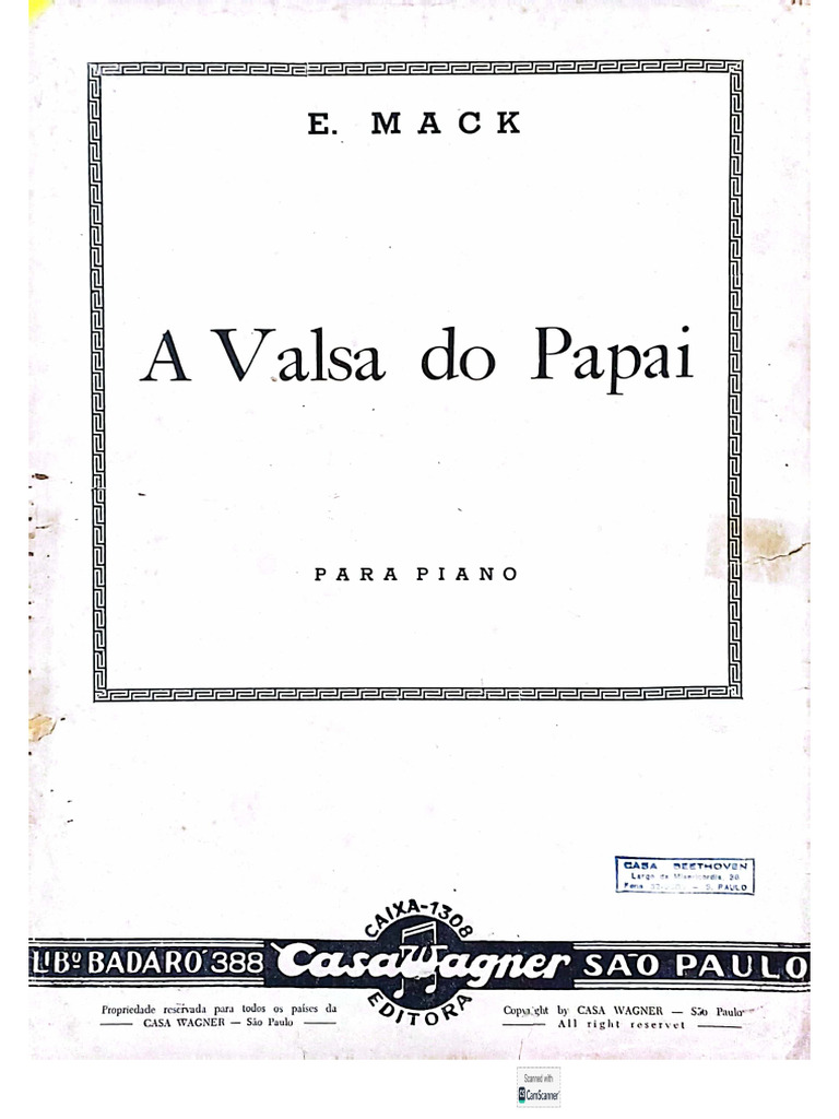 A Valsa Do Papai - E Mack | PDF