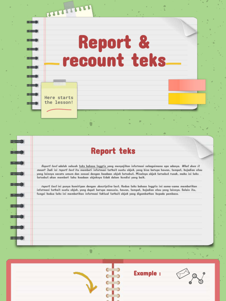 Notebook Lesson XL by Slidesgo | PDF