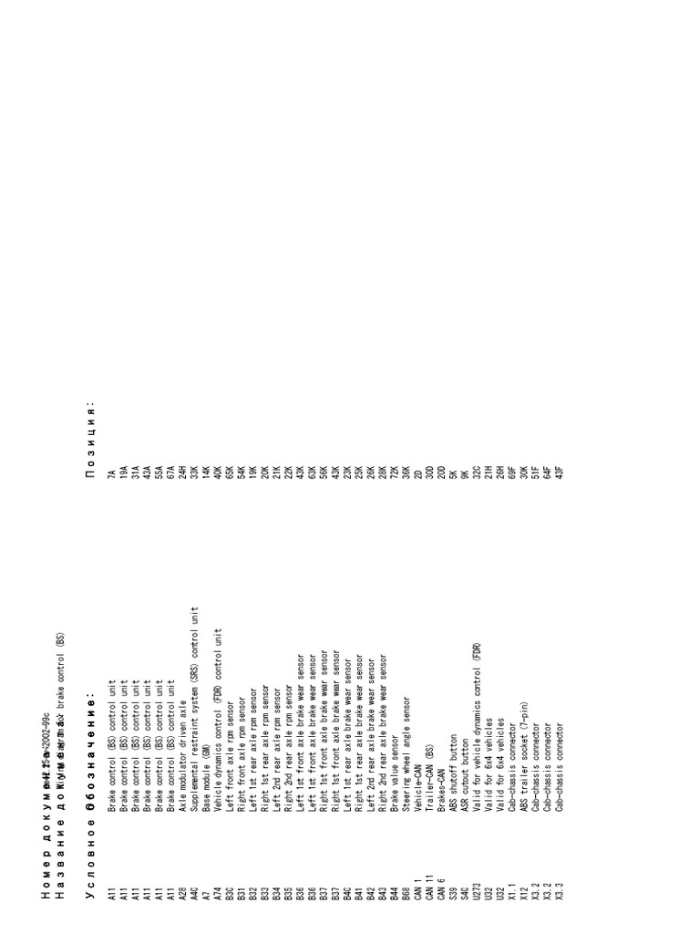 Wiring Diagram For Brake Control (BS) - 125003 | PDF | Automotive Industry | Vehicle Parts