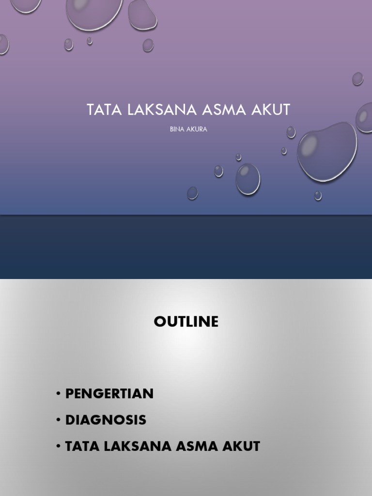 Tatalaksana Asma Akut Kemnkes | PDF