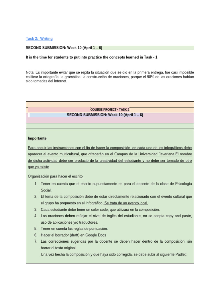 Virtual 2 - 1122 Project TASK 2 Writing | PDF