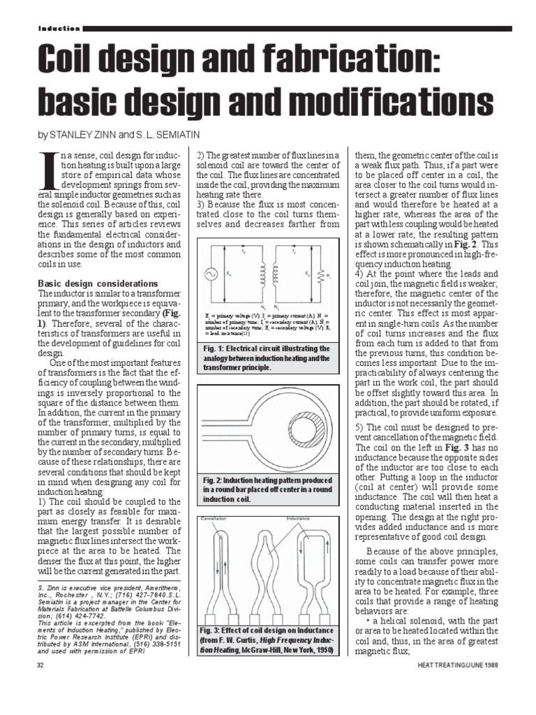 Optimizing Induction Coil Design for Efficient Energy Transfer and ...