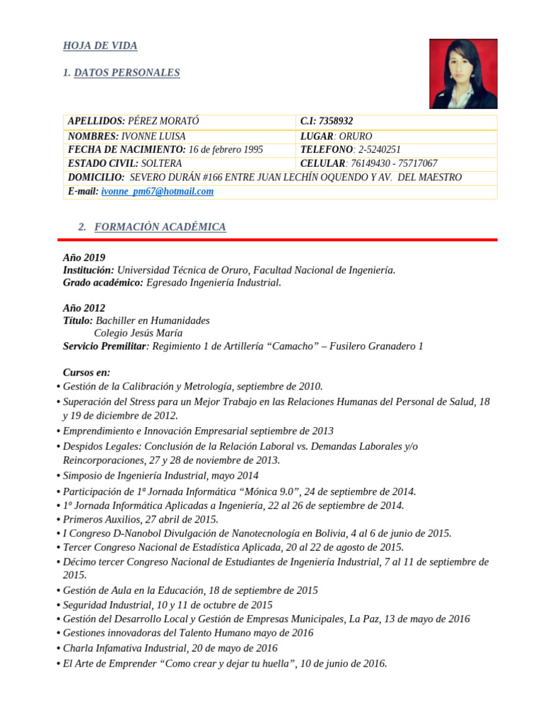 Curriculum Ne Luisa Completo-1 | PDF