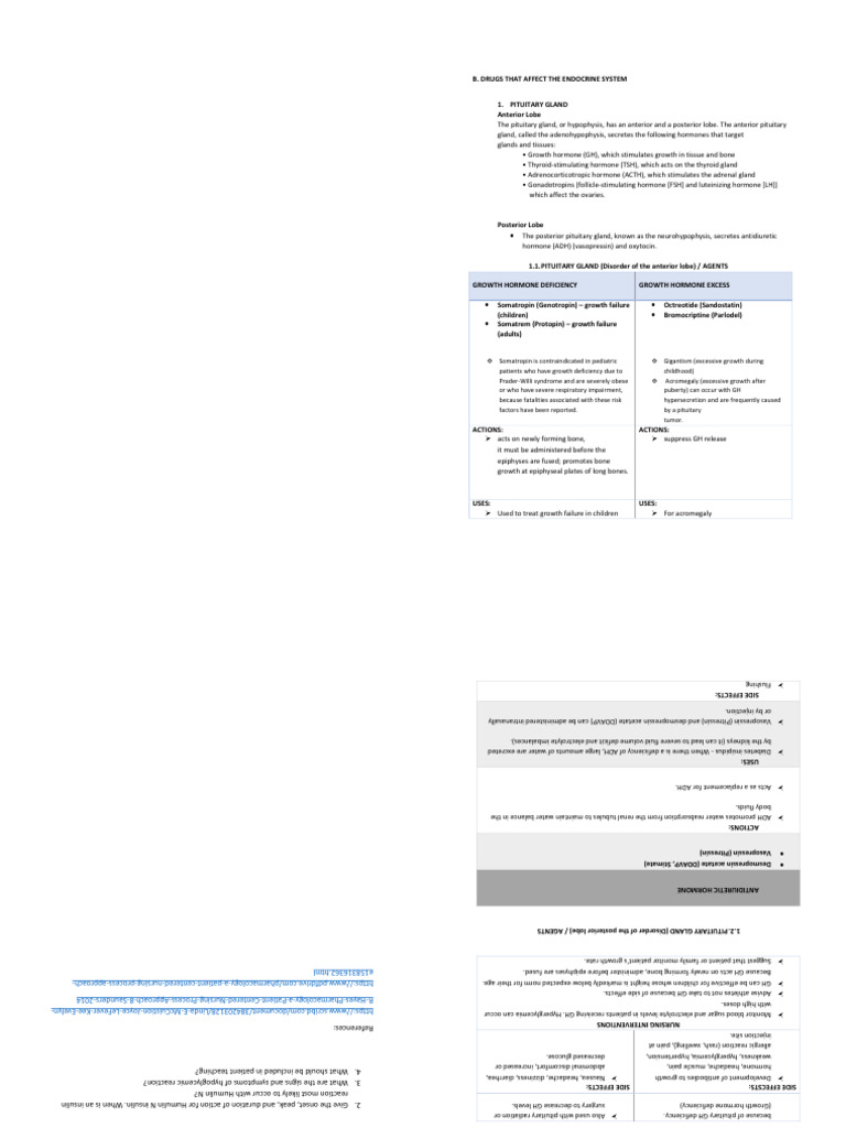 Endocrine Agents Booklet | PDF