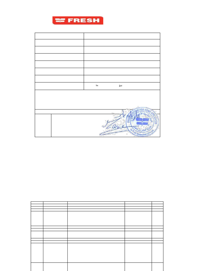 Fresh Gas Cooker Test Report | PDF