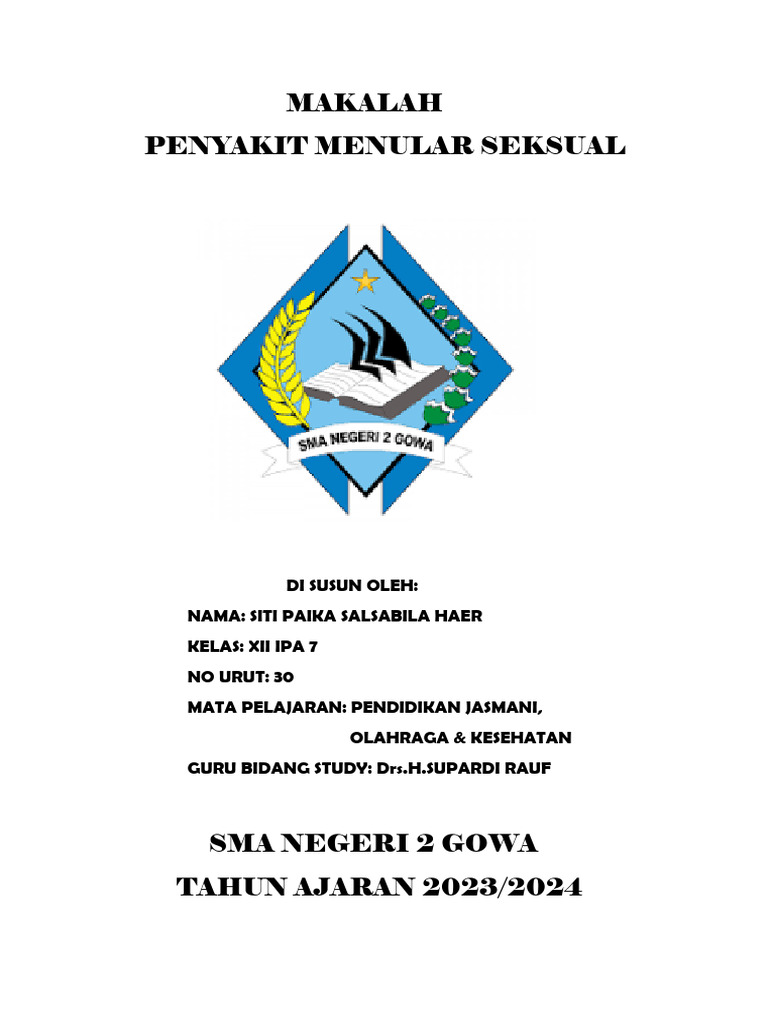 Makalah Pjok Pms Paika | PDF
