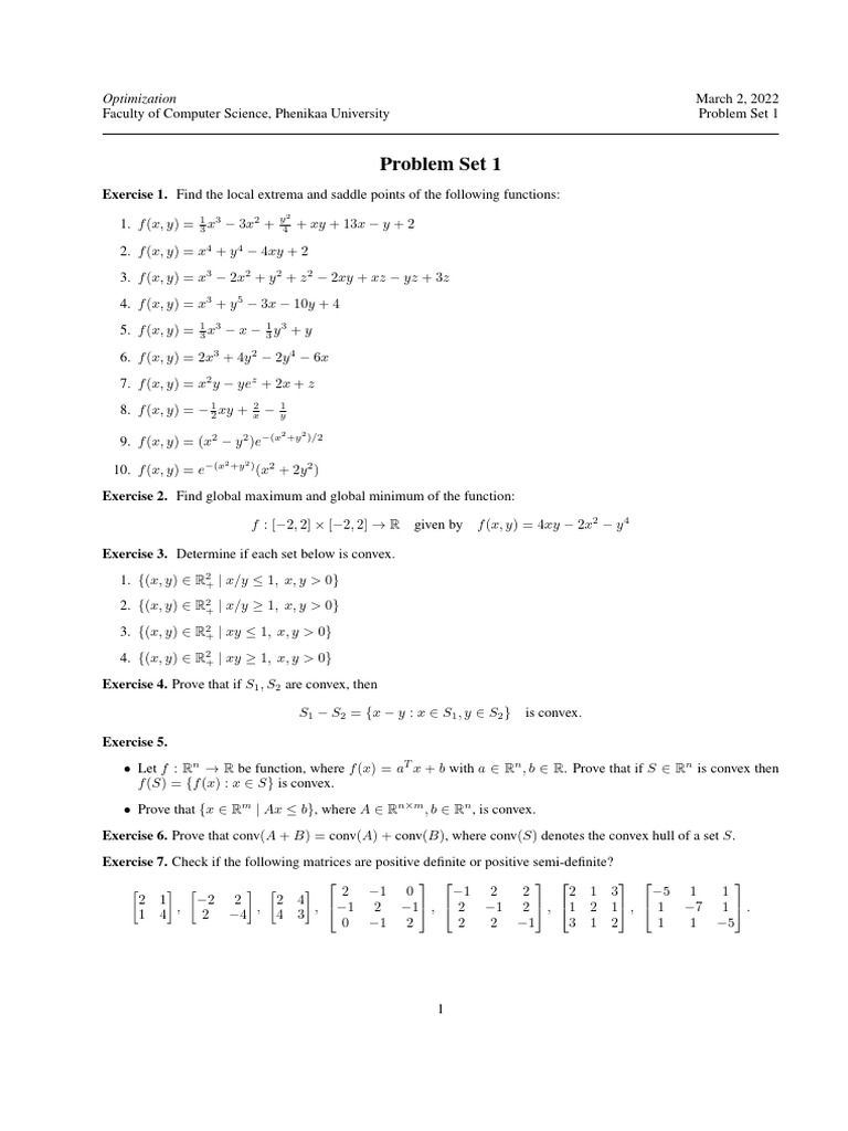 Problem 1 | PDF