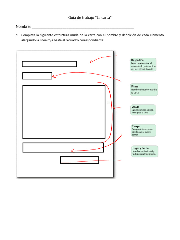 Guia La Carta-Comprensión Lectora | PDF | Libros para adolescentes