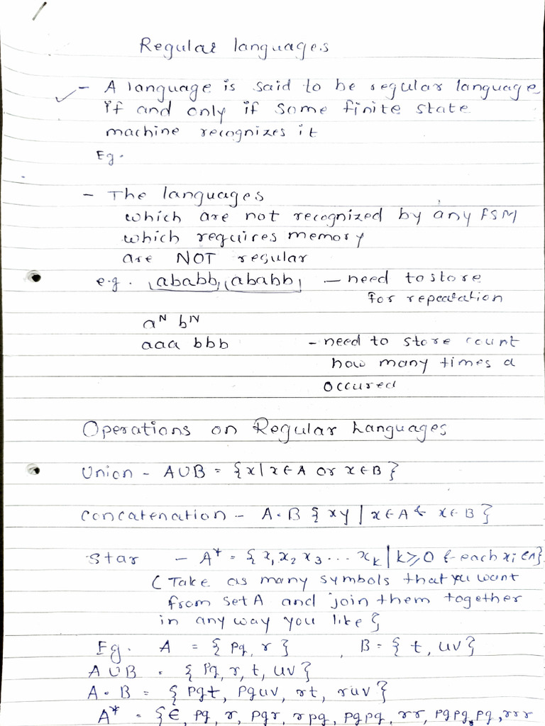 TOC Unit 2 Notes | PDF