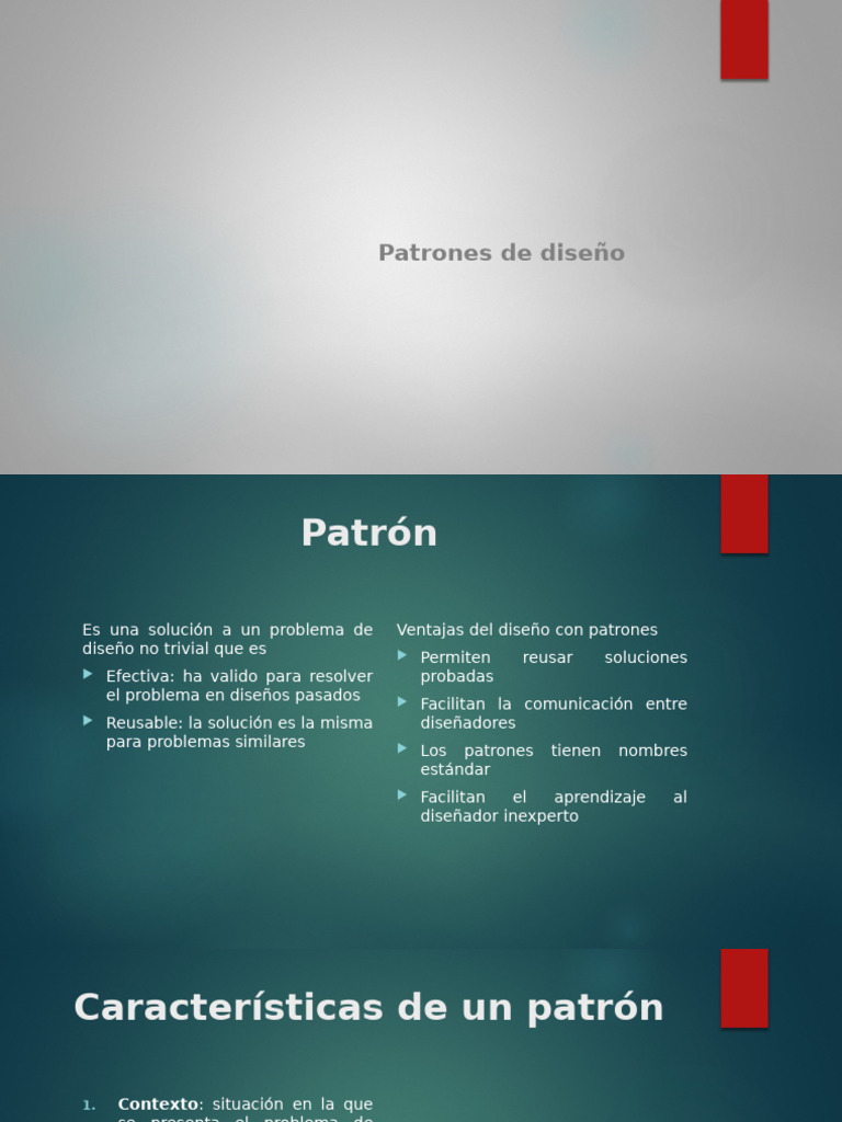 Patrones Dise Ñ o | PDF