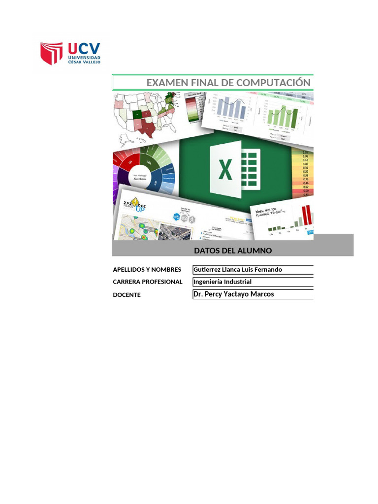 Examen Final de Computación 2 | PDF
