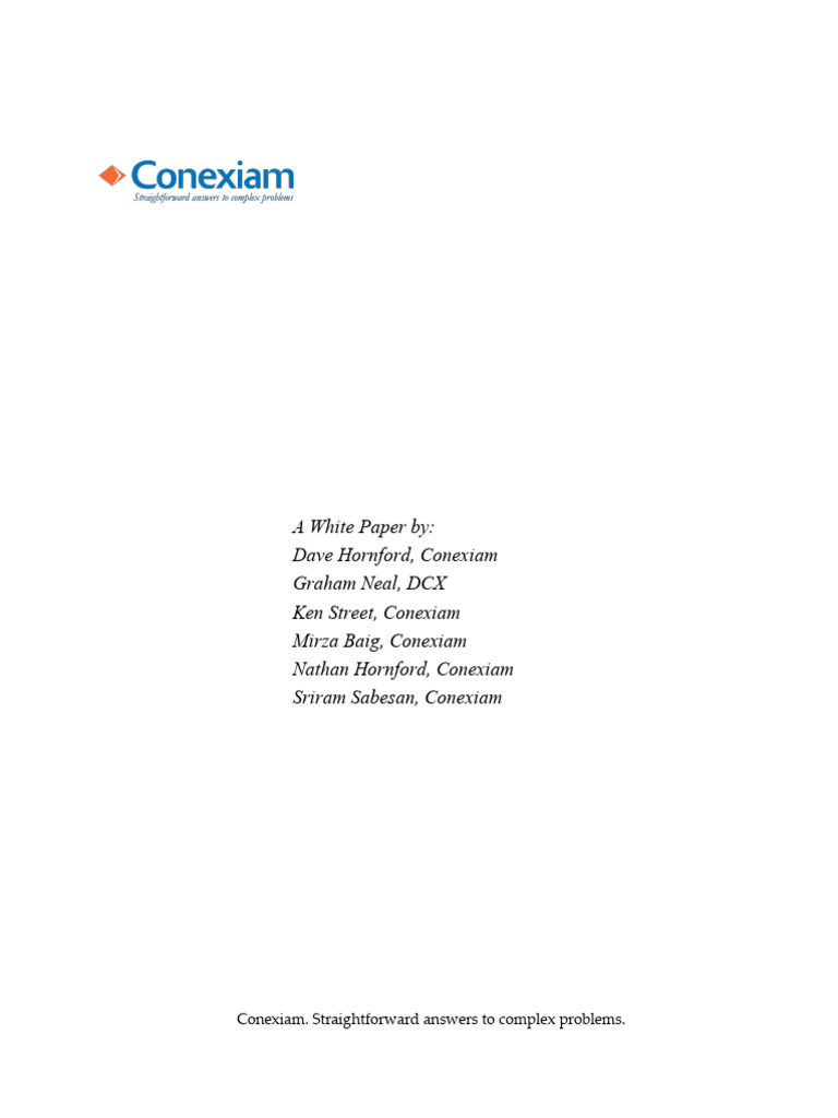 Conexiam EA Capability Reference Model | PDF