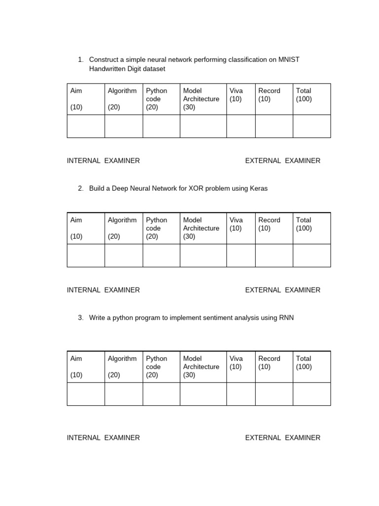 dl practical qp | PDF