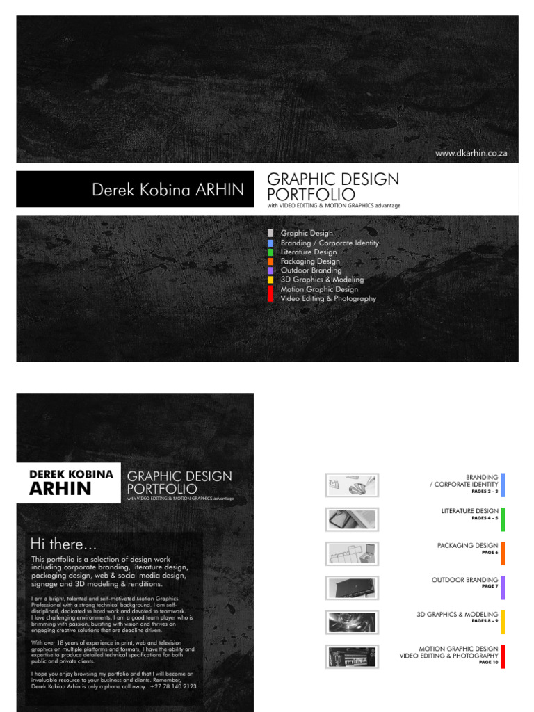 Design Portfolio DEREK ARHIN S | PDF