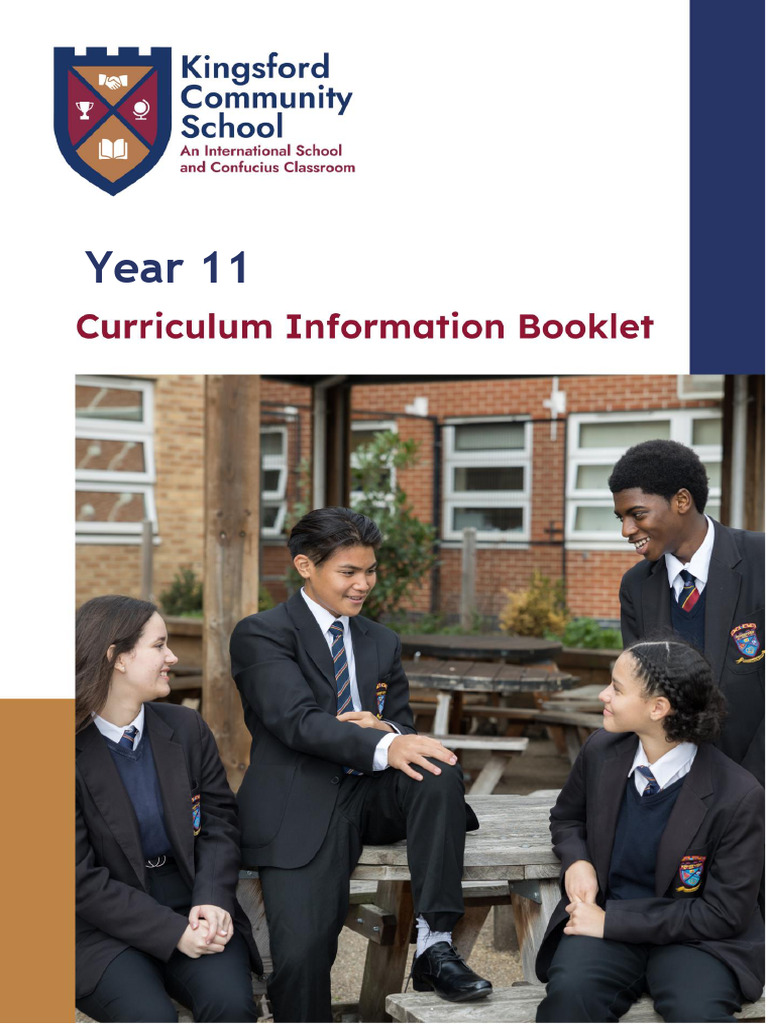 Year 11 Curriculum Information Booklet 2022 23 | PDF
