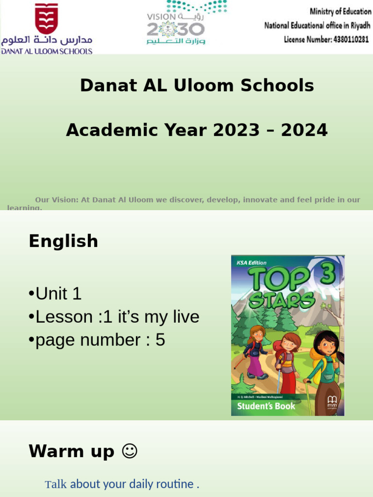 English Top Stars Grade 3 | PDF