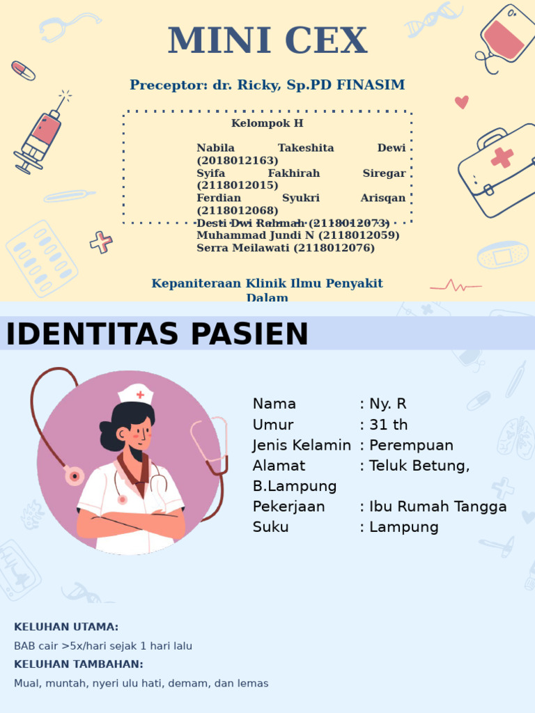 Mini CEX Diare | PDF