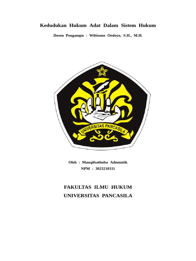 Paper Hukum Adat | PDF