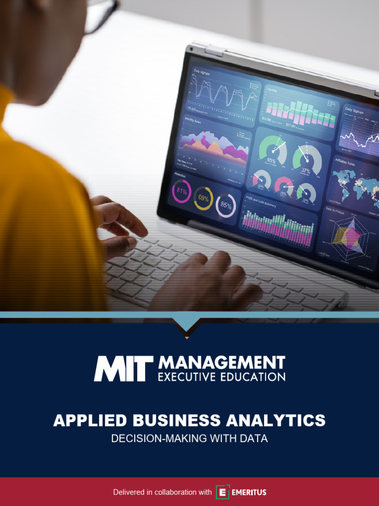 MIT Sloan Applied Business Analytics Program | PDF | Analytics ...