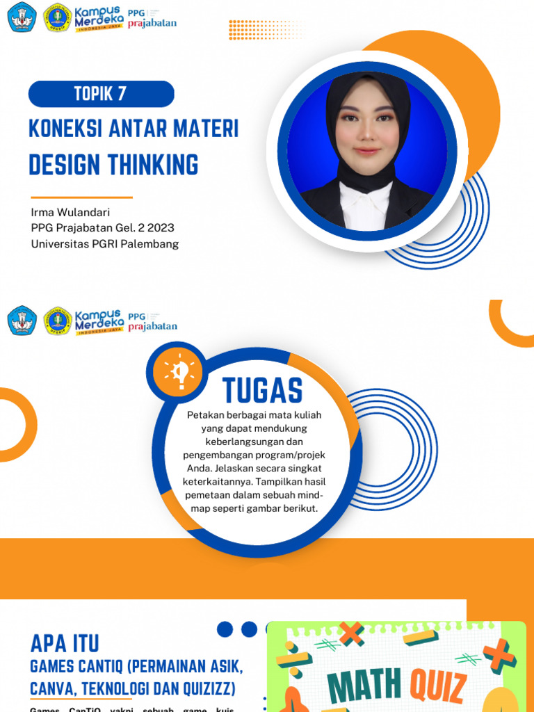 Koneksi Antar Materi - Topik 7 - Design Thinking - Irma Wulandari | PDF