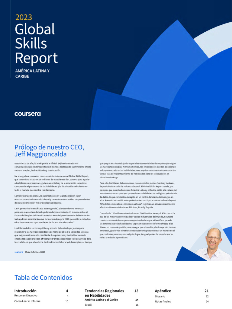 Global Skills Report - América Latina | PDF | Computing | Information Technology Management