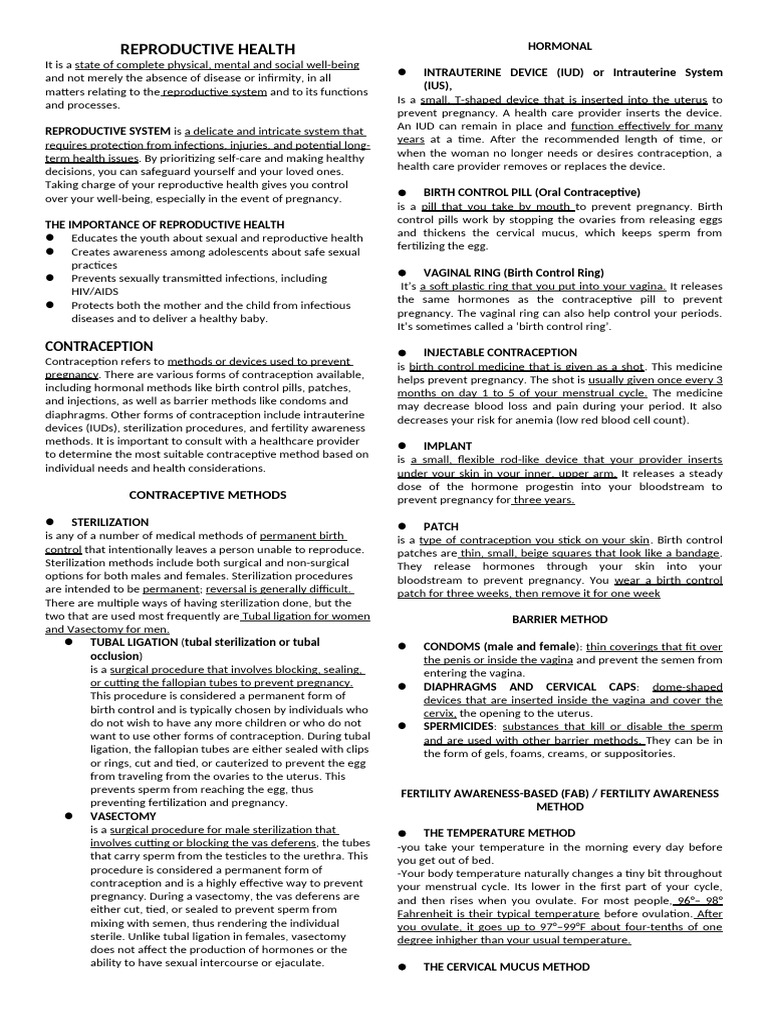 Contraception | PDF