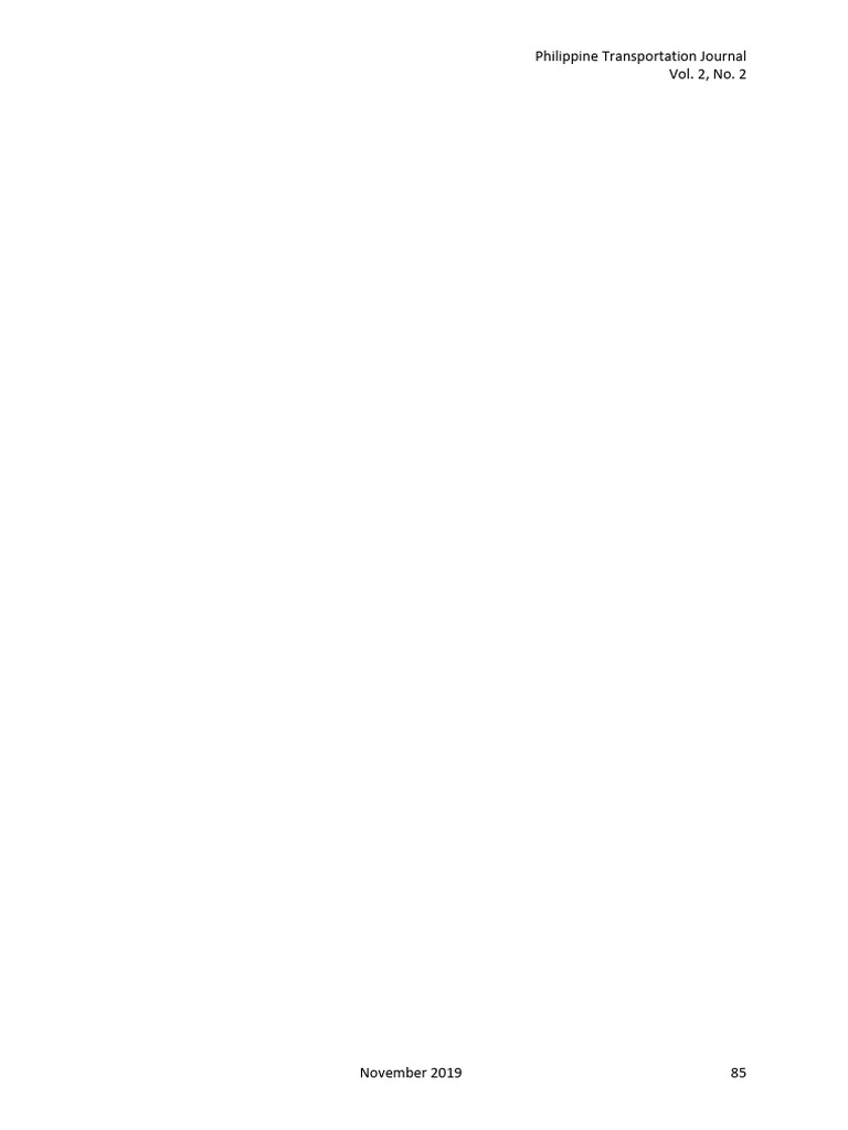 Model Modal Shift To MRT Line 7 | PDF