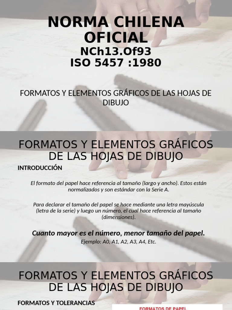 Formatos y Elementos Gráficos de Hoja de Dibujo | PDF