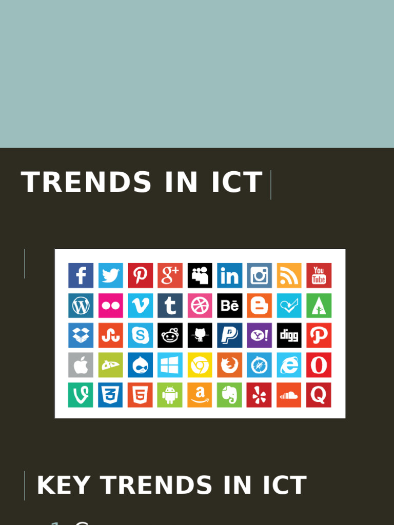 Lesson 1.1trends in Ict | PDF