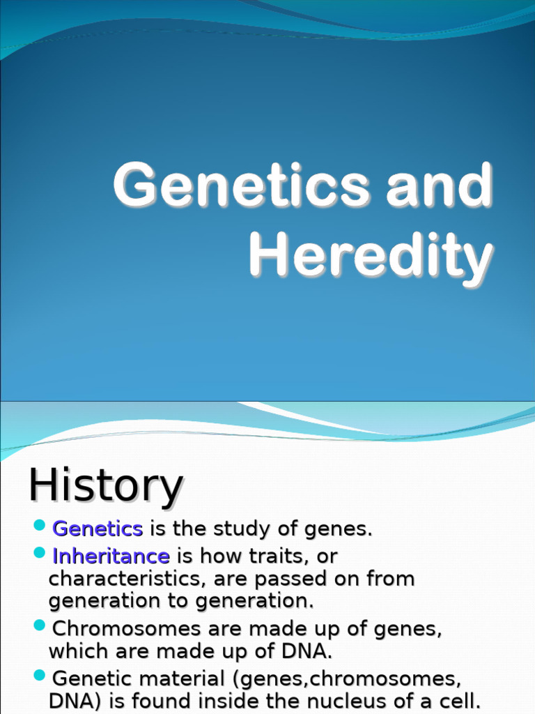 Genetics and Heredity | PDF