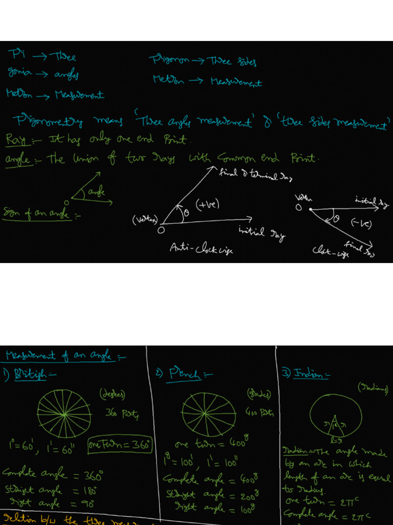 trigonometry -1 | PDF