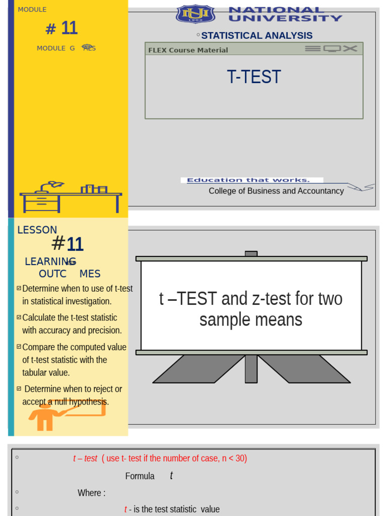 (11) Statistical Analysis (T-test) | PDF