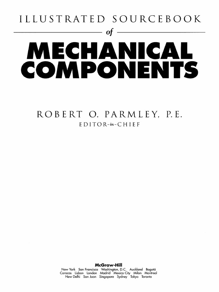 GEA - Illustrated Sourcebook of Mechanical Components - 001 | PDF