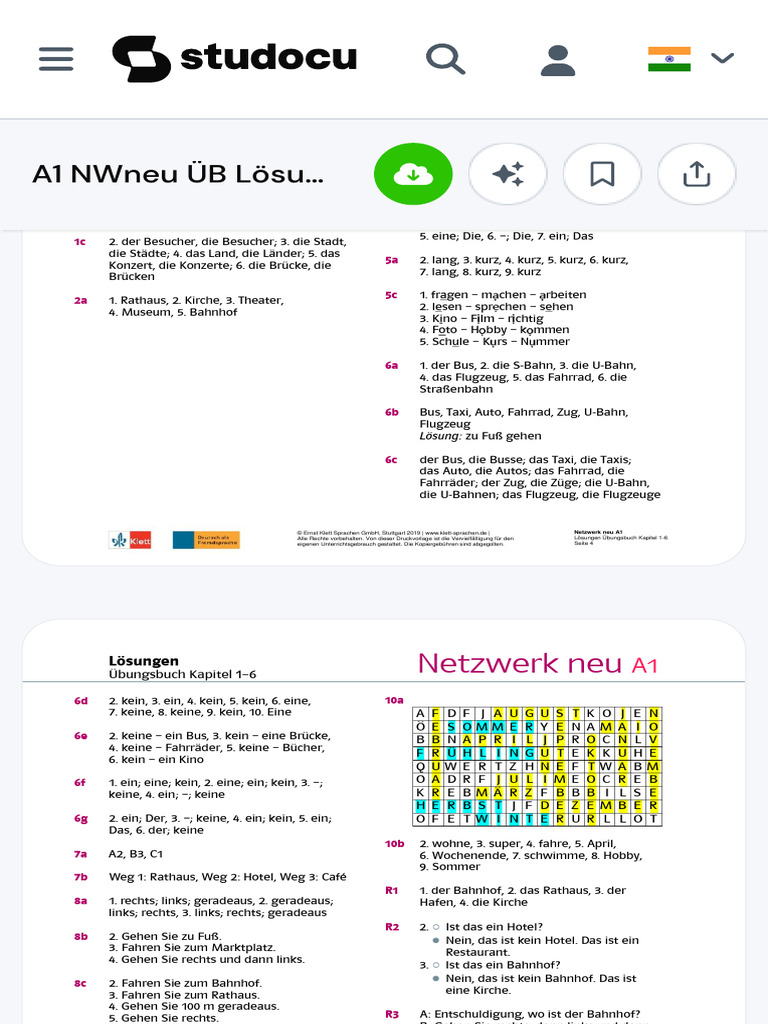 German Workbook | PDF