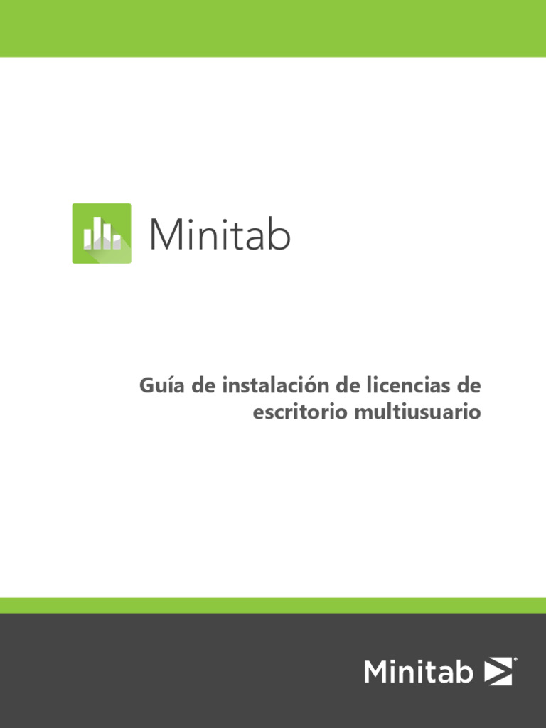 MinitabMultiUserInstallationGuide Es | PDF
