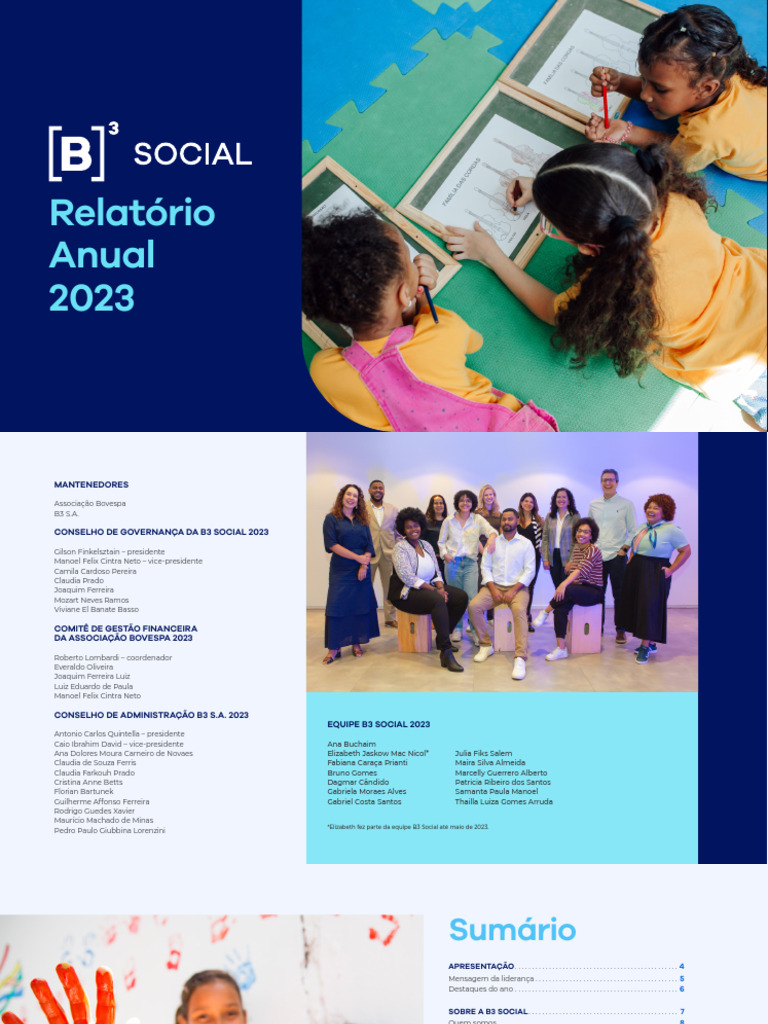 B3 Social - Relatório Anual 2023 | PDF