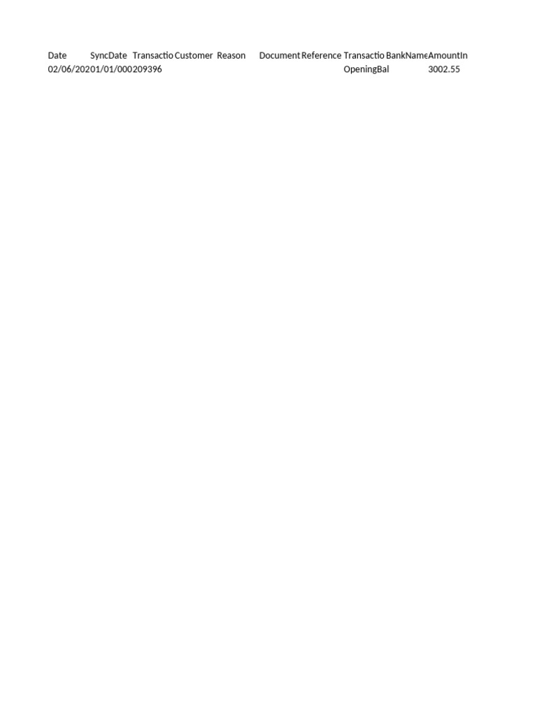 Till Position Report | PDF