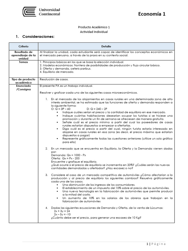 Producto AcadÃ©mico 01 - Individual | PDF