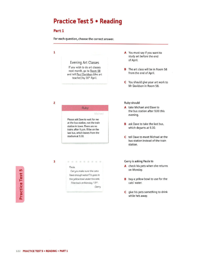 Oxford Test 5 | PDF