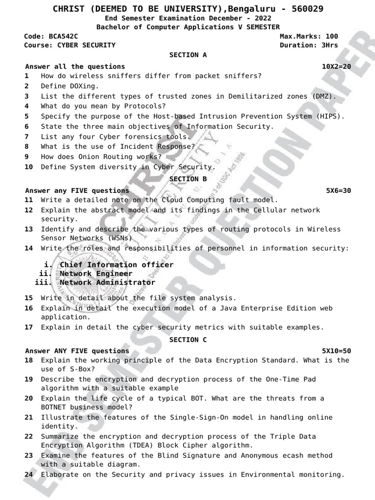 CYBER SECURITY 22 | PDF