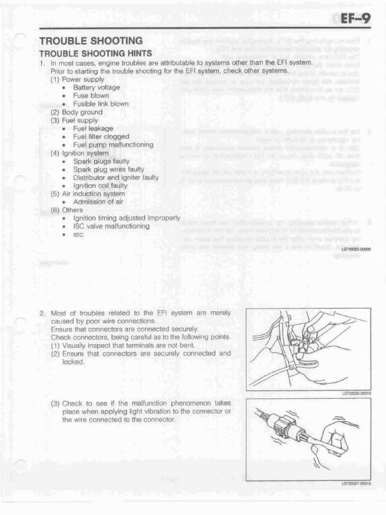 Trouble Shooting Hint | PDF