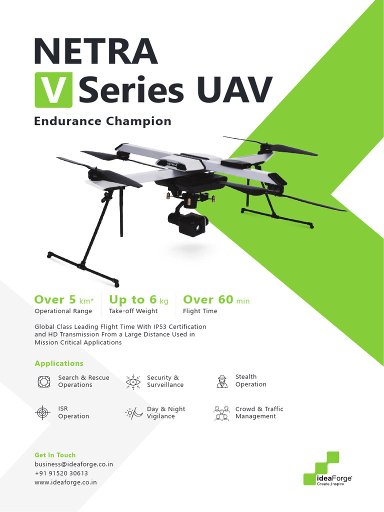Netra Uav Drone | PDF