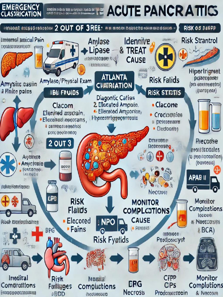 Acute Pancreatitis Management Algorithm | PDF