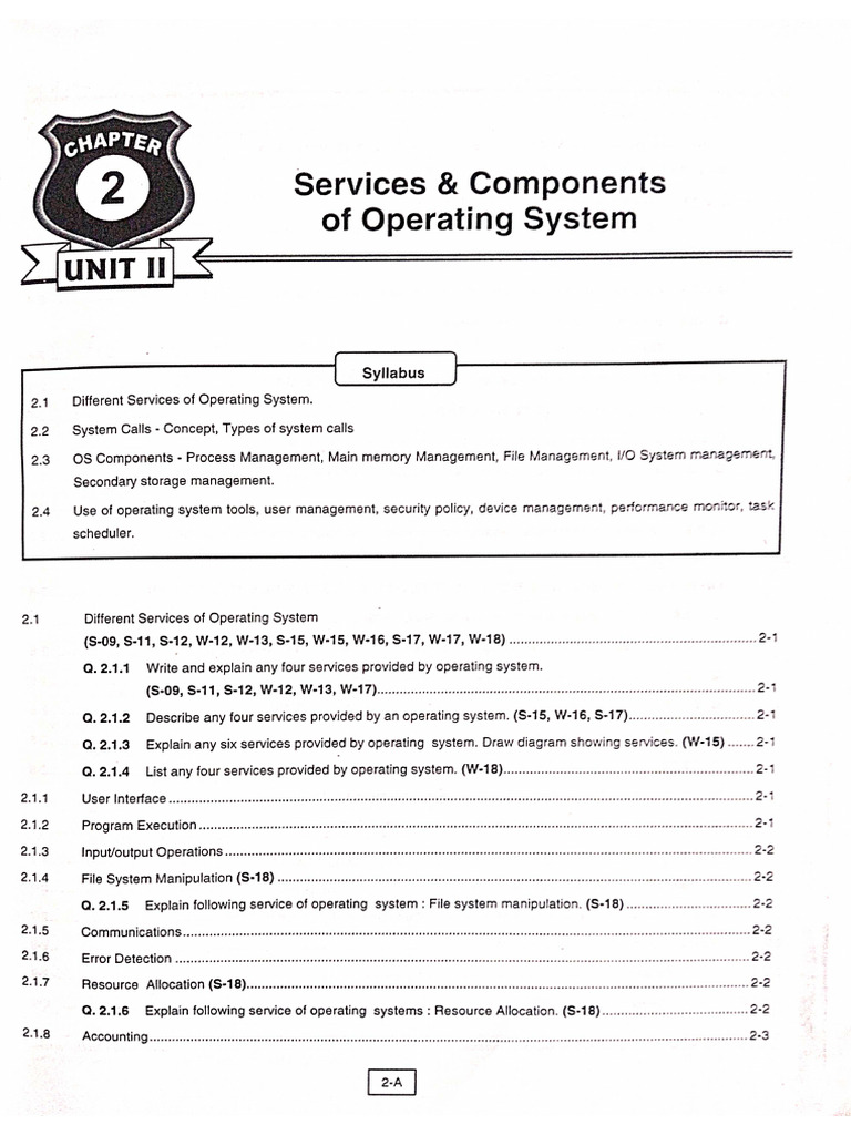 Osy Unit 2 | PDF