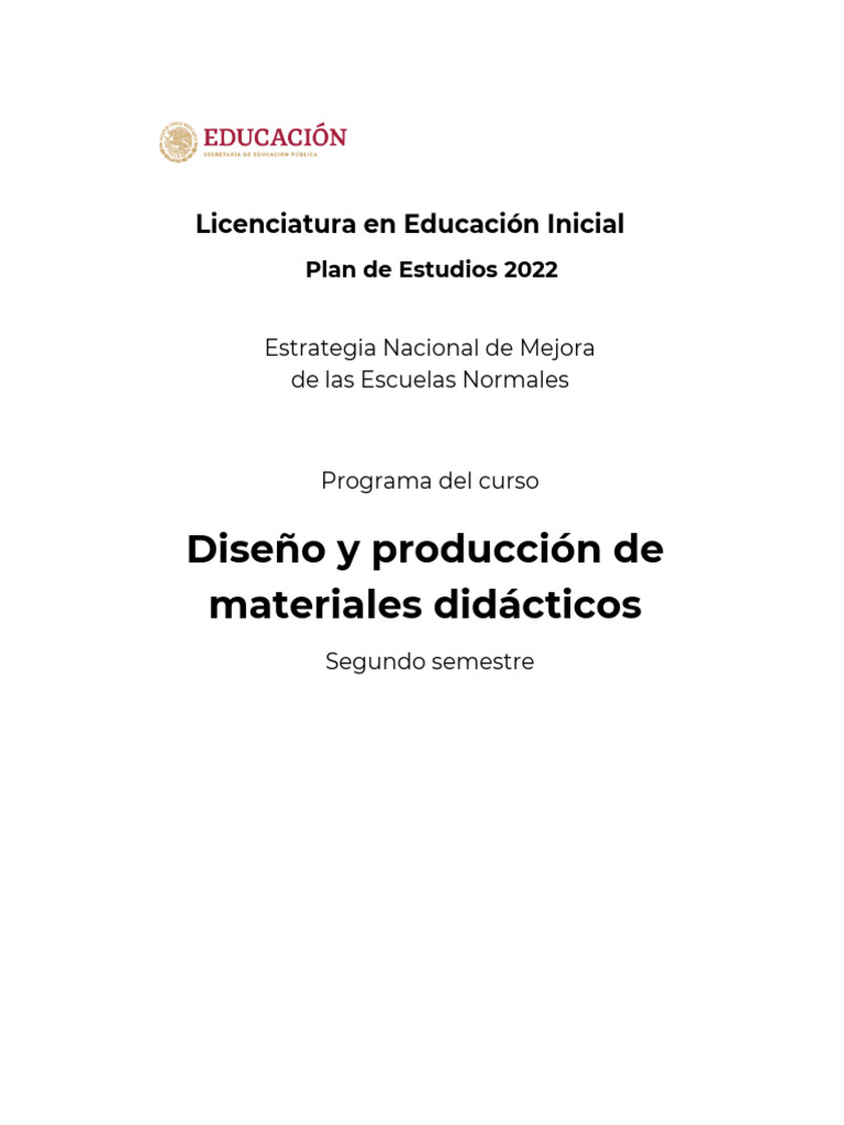 Diseño y evaluacion de materiales didacticos | PDF