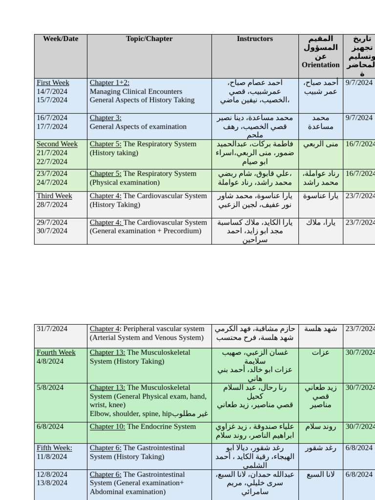ICM 2024 timetable-1 | PDF