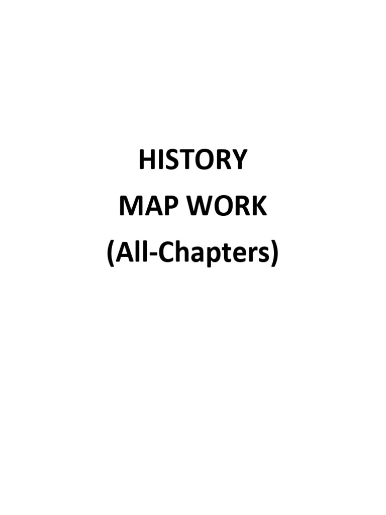 MAP Based Questions HISTORY | PDF