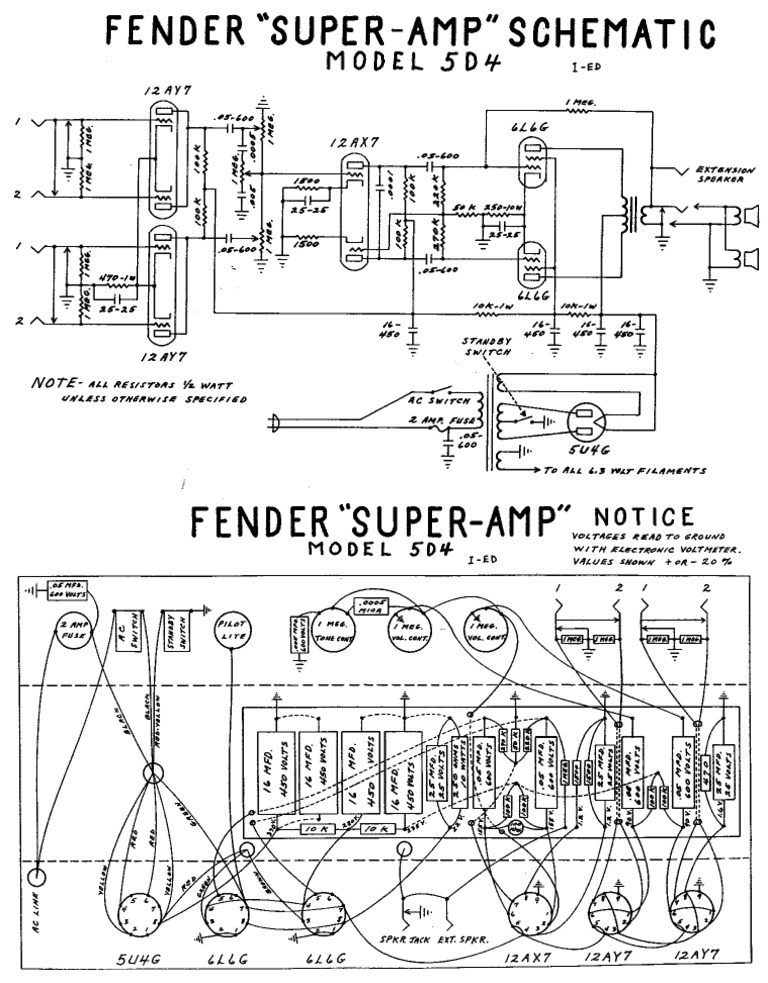 54 (5D4) Super Schematic | PDF
